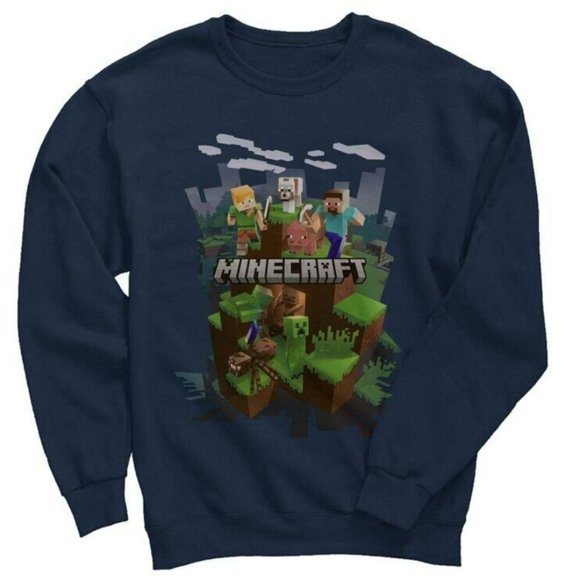 Shirts & Tops | Boys Minecraft Sweatshirt | Poshmark